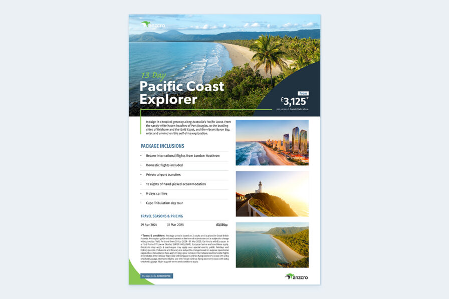 13 Day Pacific Coast Explorer | ANZCRO