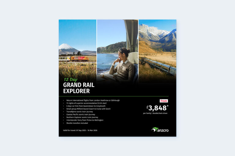 12 Day Grand Rail Explorer | ANZCRO